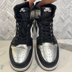 Nike | Shoes | Jordan Retro High Silver Toe | Poshmark